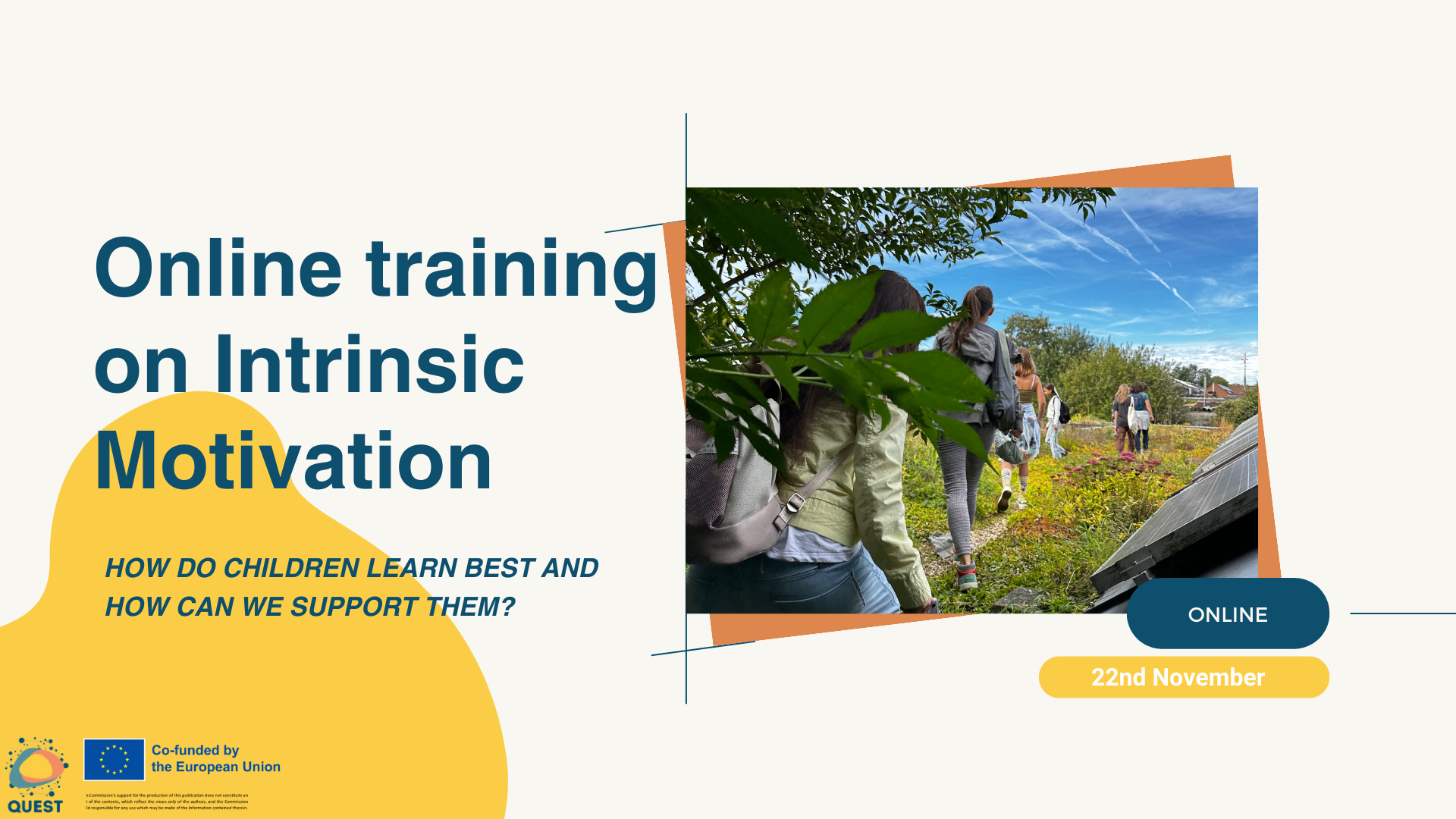 Online training on intrinsic motivation: how children learn - Quality ...