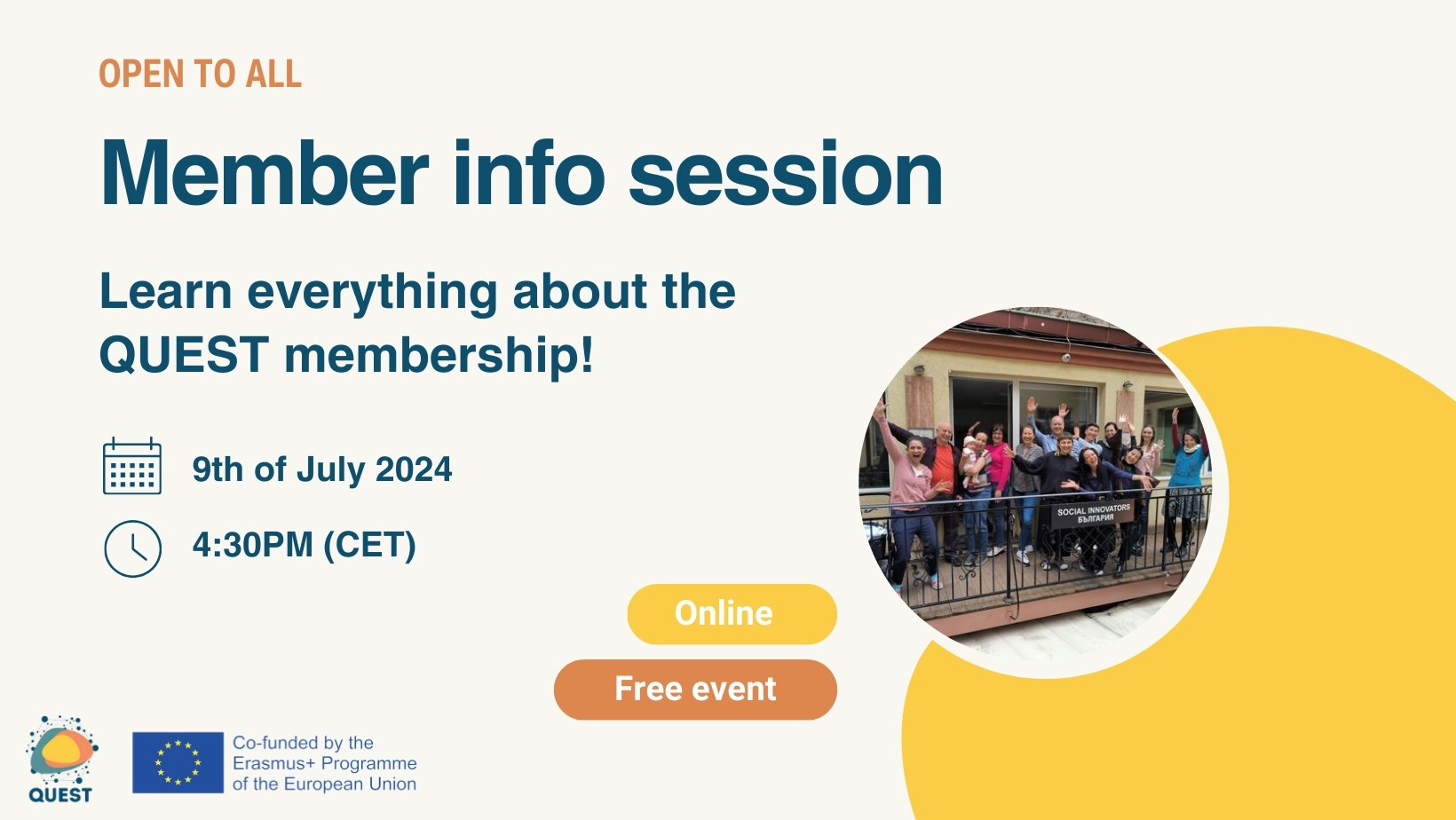Info session for QUEST members - Quality Education for Sustainable ...